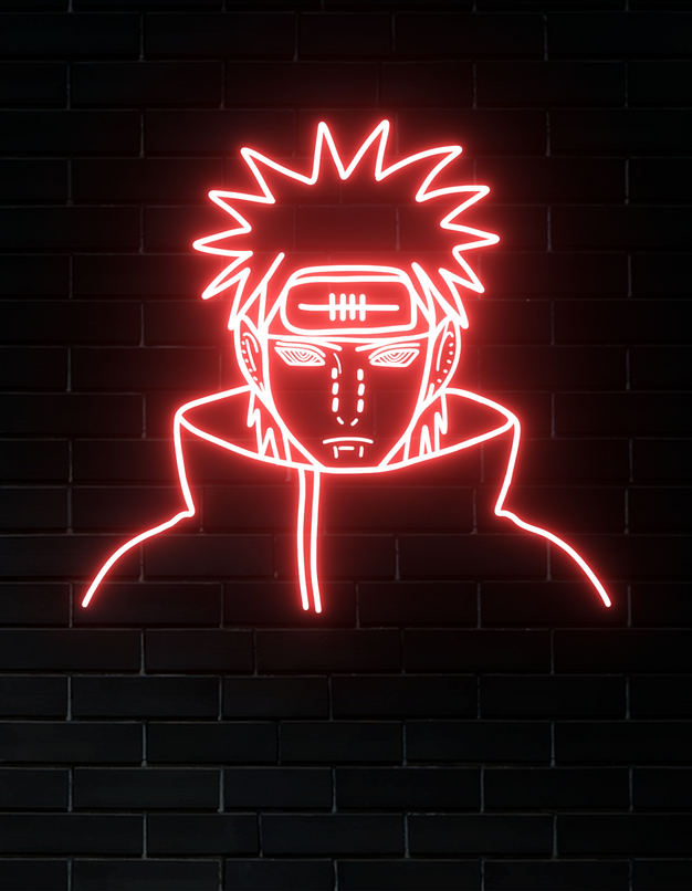 Nagato Pain Neon Sign – Senpai Odyssey