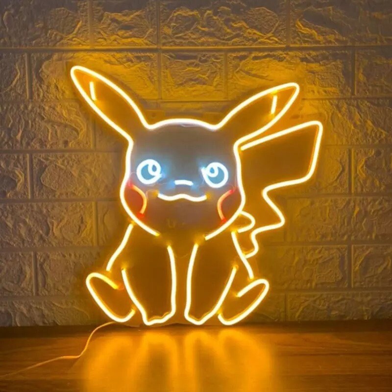 Pikachu Neon Sign – Senpai Odyssey